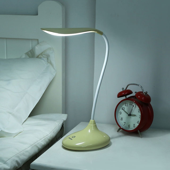 New simple eye protection touch three-speed dimming led desk lamp plug ...