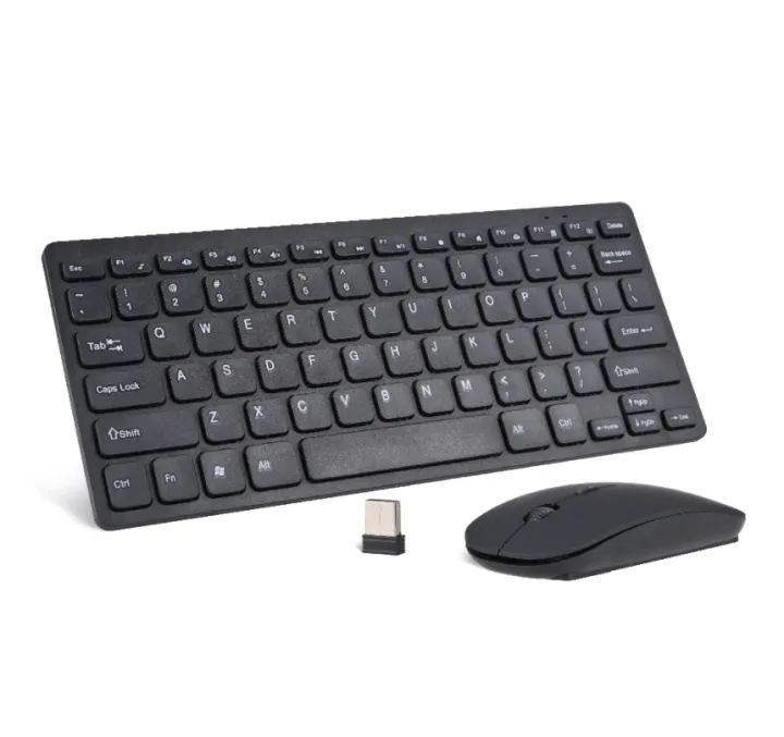 2.4G Wireless Keyboard And Mouse Kit Keypad Ultra-Slim For PC Laptop ...