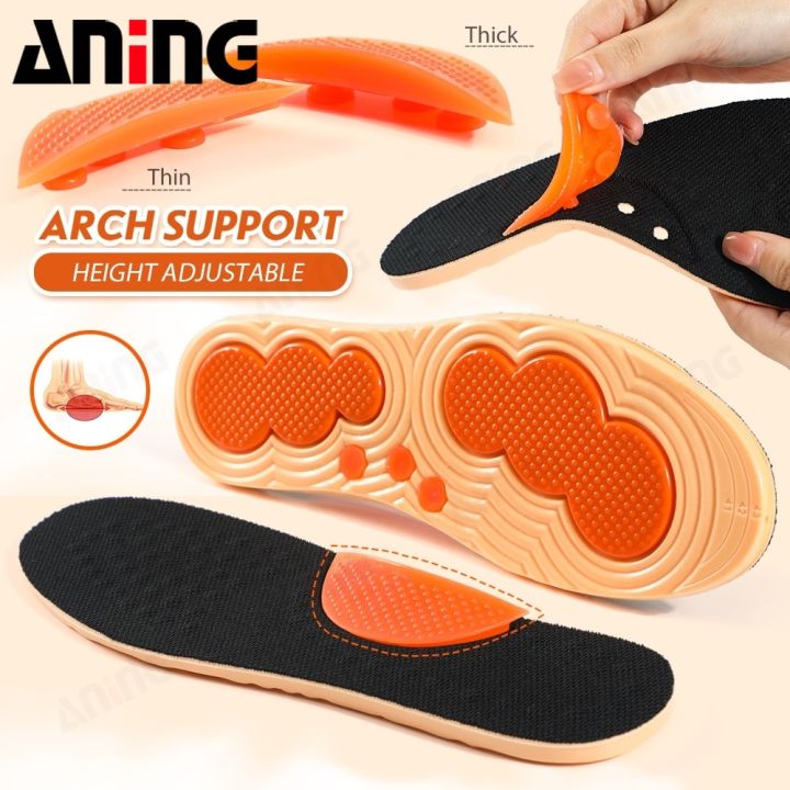 Adjustable arch support insoles to improve flat feet pain relief gel ...