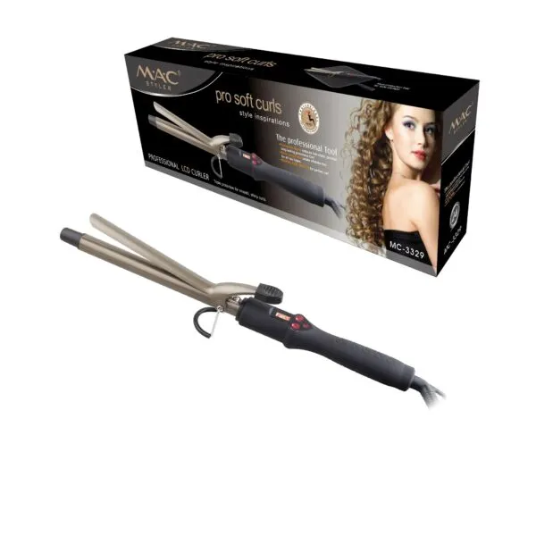 MAC Styler Professional Pro Soft LCD Hair Curler MC-3329 Tipple ...