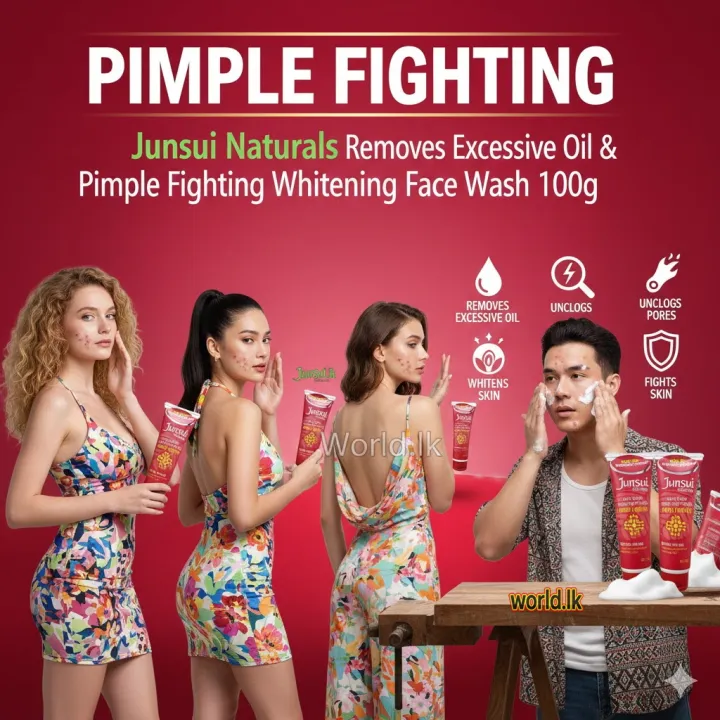 Junsui Natural Removes Excessive Oil & Pimple & Acne Fighting Whi ...
