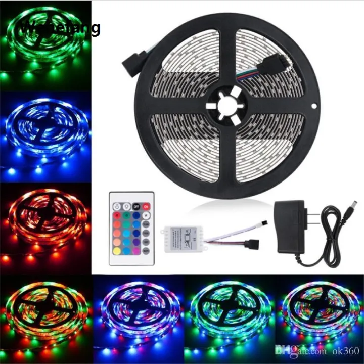 Wenefang Color Changing LED with Remote (5 Meter) Multi LED Strip ...
