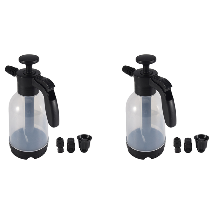 2X Hand Pump Foam Sprayer Hand Pressurized Foam Sprayer 2 Litre ...