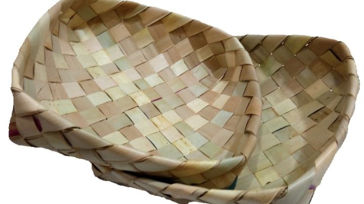 Traditional Athulpath Pan Watti Handmade Reed Plate Polkola Watti ...