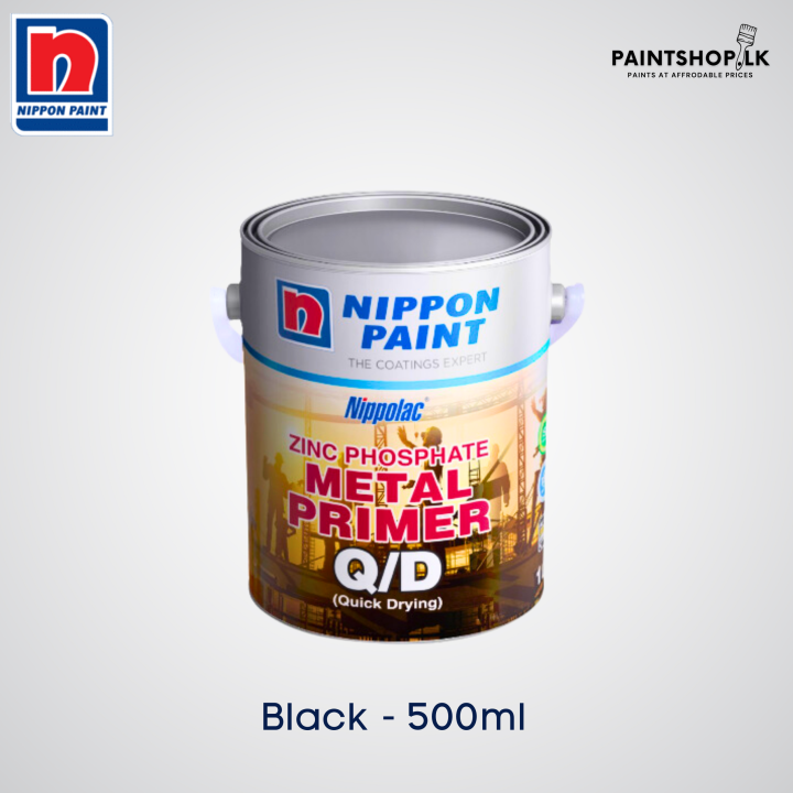 Zinc Phosphate Metal Primer Q/D Black 500ml | Daraz.lk