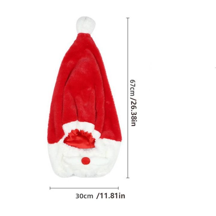 Full Helmet Design Motorcycle Helmet Christmas Hat Plush Cartoon Santa ...