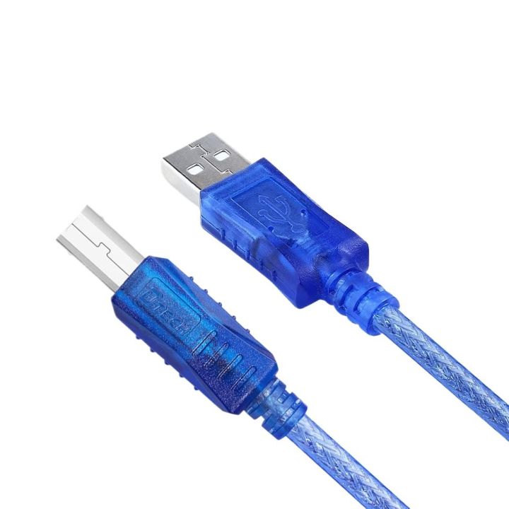 High Speed Transparent USB Printer Cable Type A Male to Type B Male ...