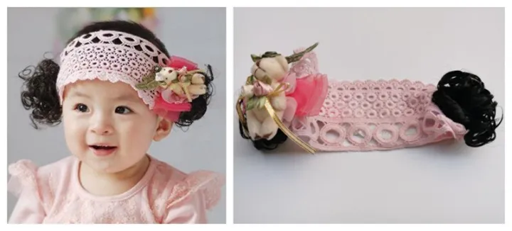 【DIV MALL】Baby Girl Wide Headband Fashion White Headband Newborn ...