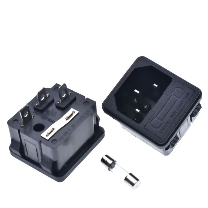 With 10a Fuse Power Socket 15a 250v Ac 3 Terminal Power Socket With ...