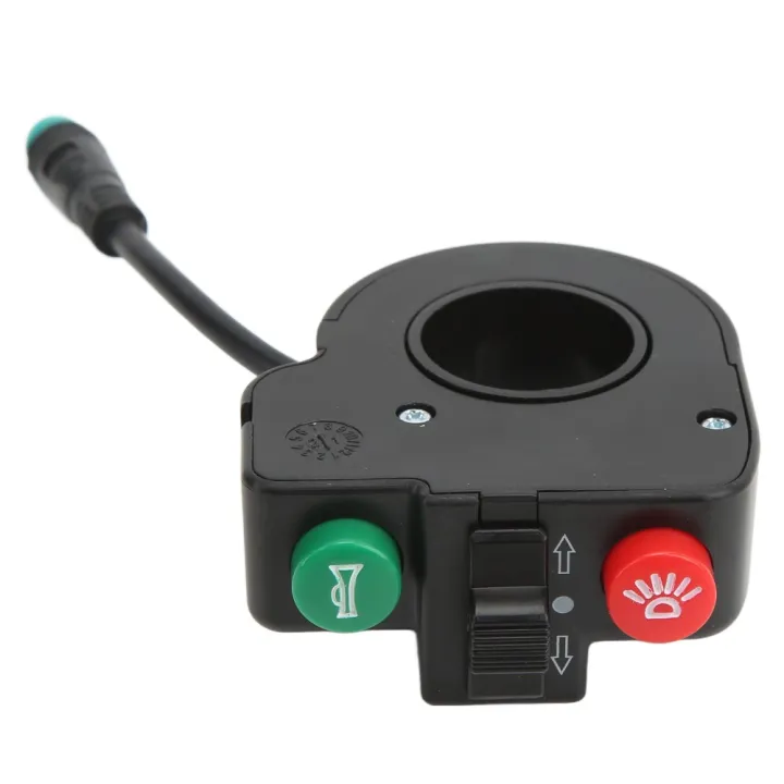 Durable 5 Pin Scooter Horn Switch 3-in-1 Plastic Horn Turn Signal ...