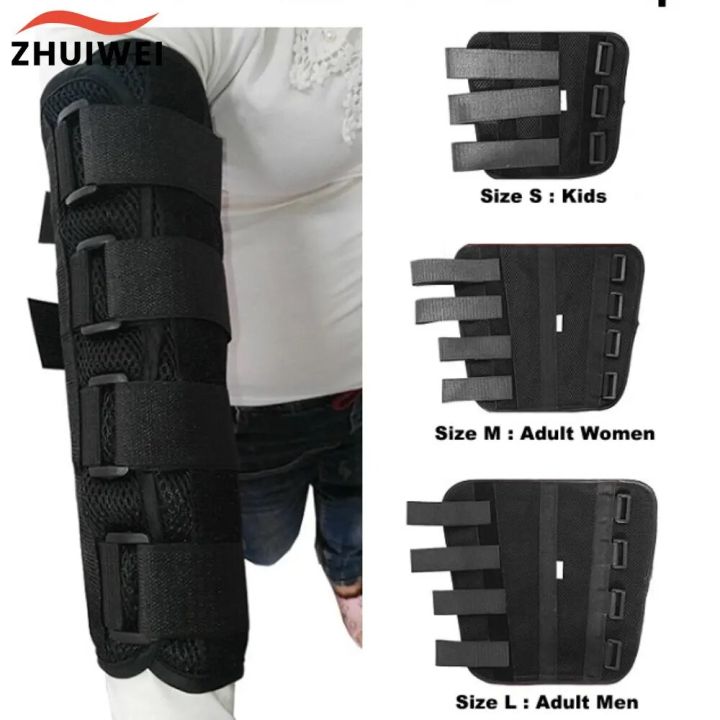 Adjustable Elbow Support Nighttime Elbow Brace Splint Immobilizer ...