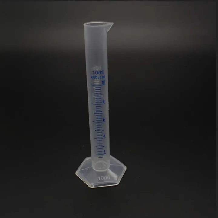 10/25/50/100/250ml Measuring Cylinder Laboratory Test Graduated Liquid ...