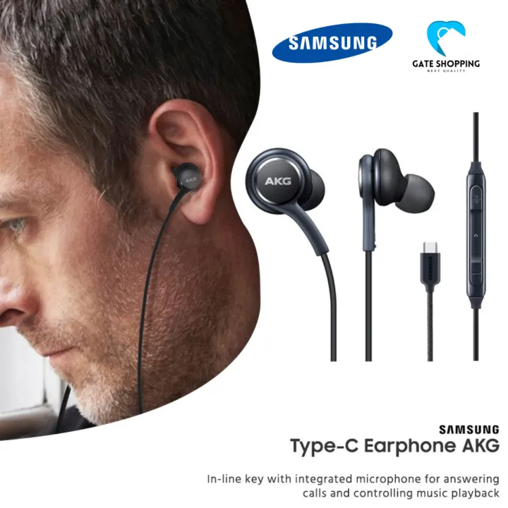 SAMSUNG AKG Type-C Earphone 100% Original With Mic Genuine Type-C ...
