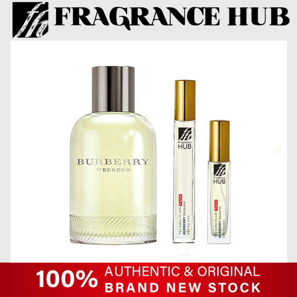 [Original] Bur berry Weekend EDT Men 5/10ML Travel Size Perfume (Refill ...