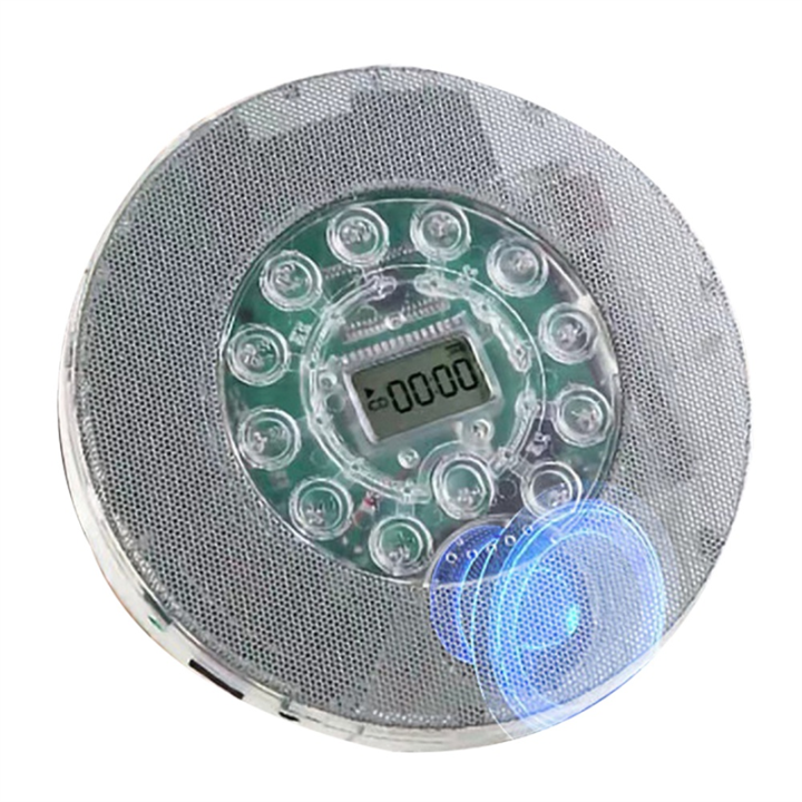 Protable Bluetooth CD Player Transparent Speaker | Daraz.lk