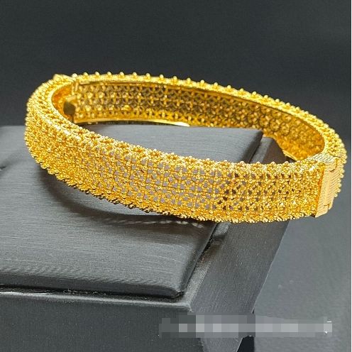 Twisted Gold Color Bracelet for Women Man Dubai Wedding Bangles ...