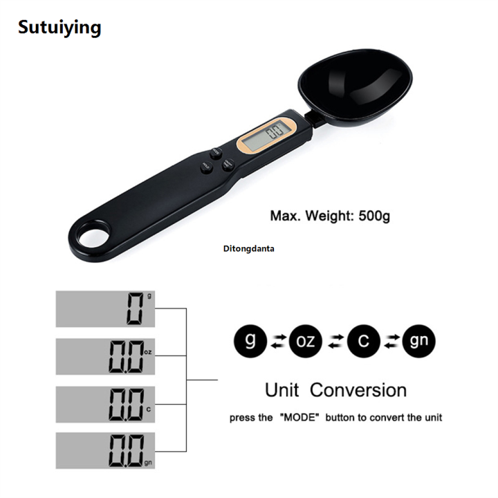 spoon coffee sugar flour g electronic kitchen 0g/0.1 speed push profit ...