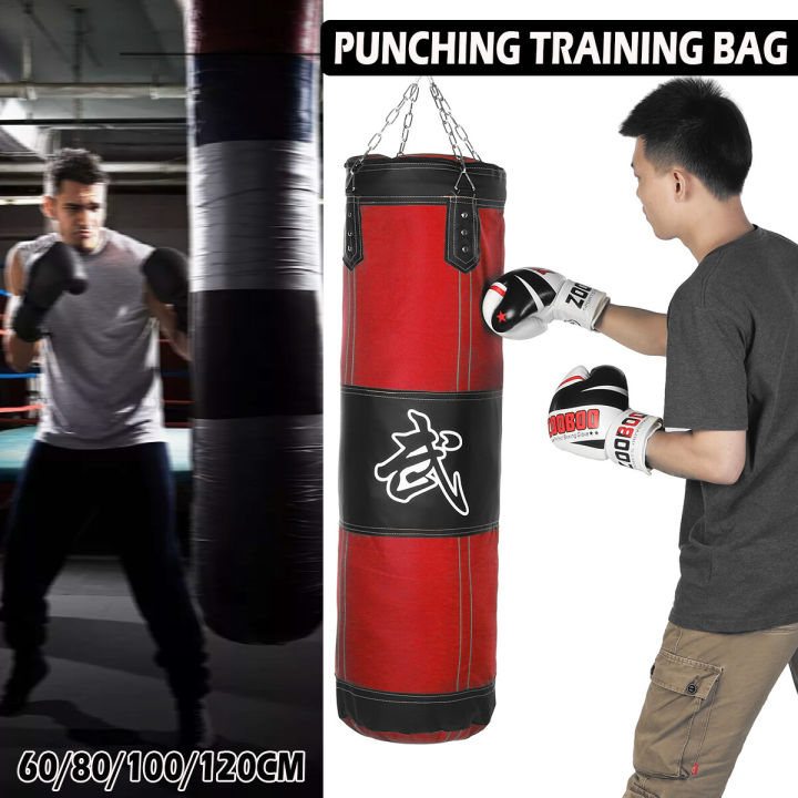 MMA Karate Boxing Heavy Duty Punching Training Bag With Chain - 80cm ...