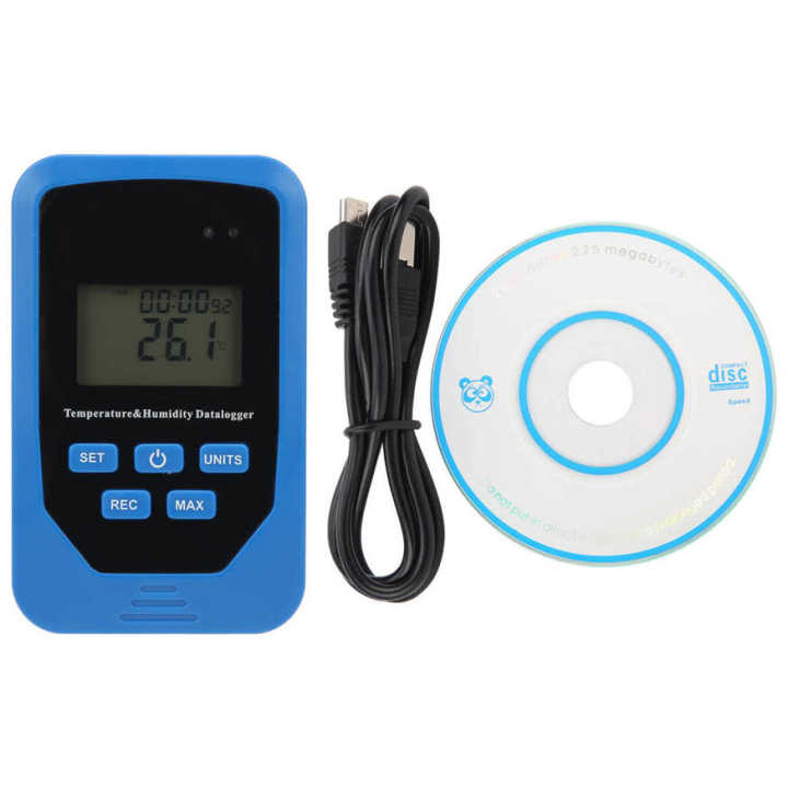 Digital Temperature Recorder USB Multifunctional Humidity Logger for ...