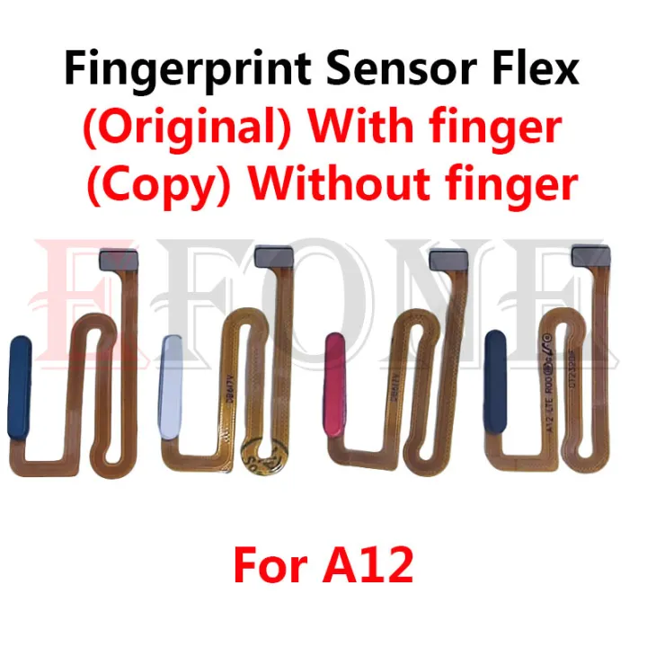 NEW For Samsung Galaxy A12 M12 A125 M12S M127F Fingerprint Button ...