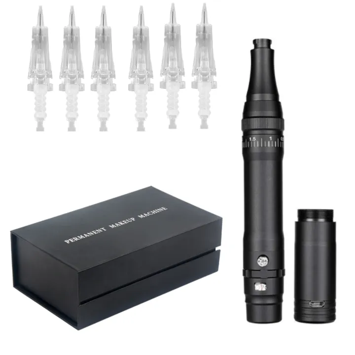 Wireless PMU machine with membrane cartridge needle permanent makeup ...