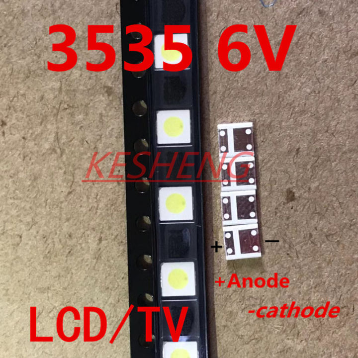 【HeritageTrove】100pcs 2W 6V 3535 TV Backlight LED 3V SMD Diodes LCD TV ...