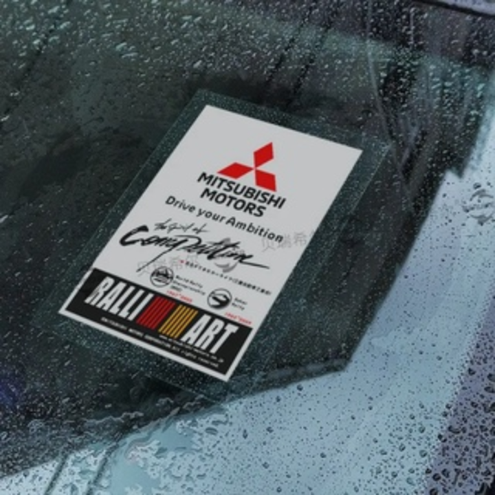【Miga Plaza】XINFAN Mitsubishi Car Windshield Electrostatic Stickers Car ...