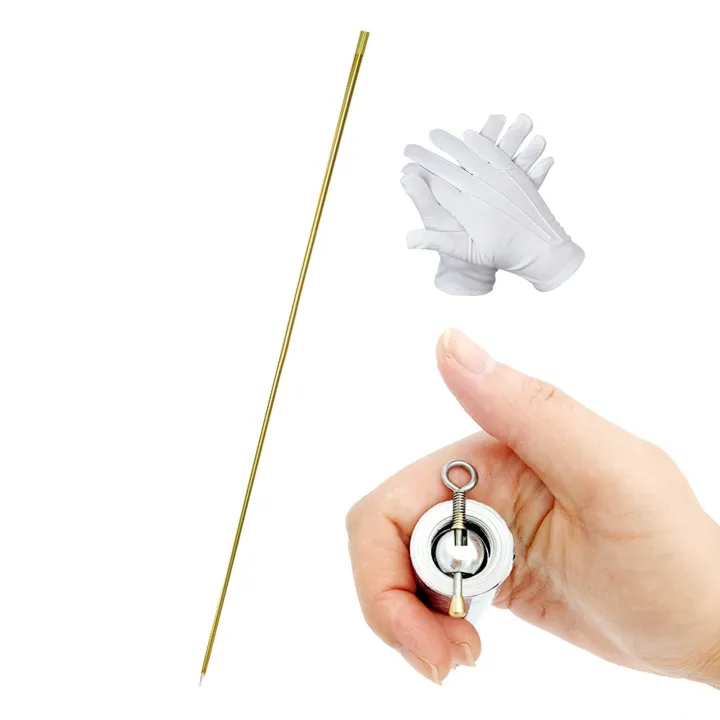 【HOT】 Portable Pocket Magic Staff Stainless Steel Magician Wand 130Cm ...