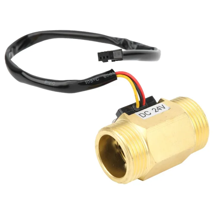 Flow Switch YF-B10 Hall Flowmeter G1in DC24V Hall Sensor Switch 2~50L ...
