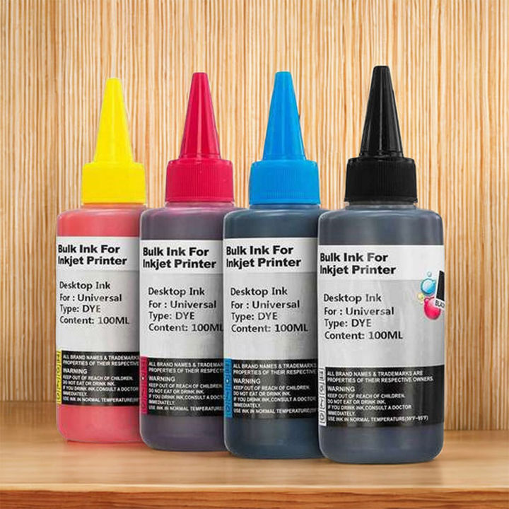 100ml Blue/ Pink / Yellow Bulk Ink Bottles for Epson HP Brother Canon ...