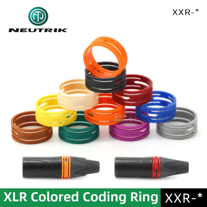 Neutrik Xlr Balance Connector Plug Rings Xxr Colored Coding Ring Cannon ...