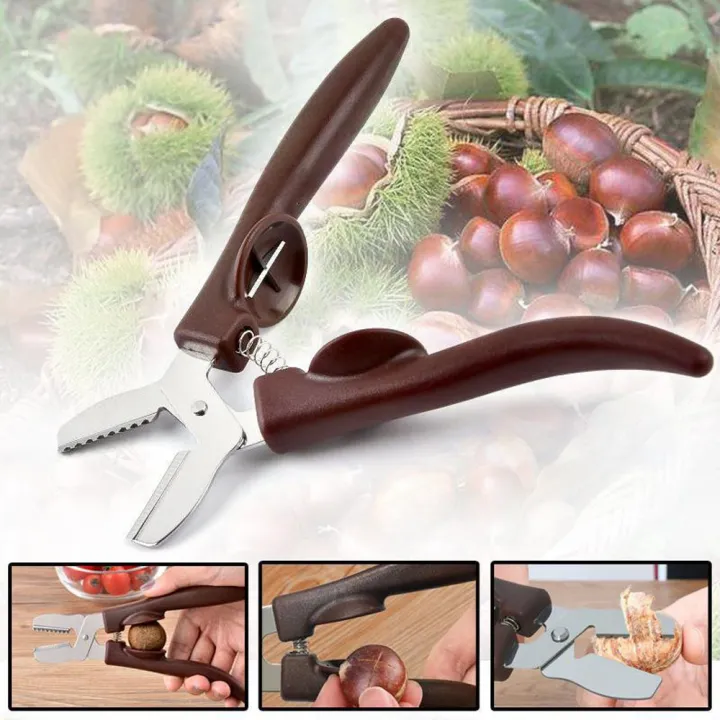 Chestnut Cracker Tool Stainless Steel Chestnut Peeler Scissors Nut ...