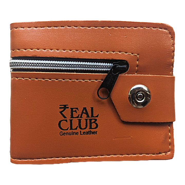 Real Club wallet for men with Zip | Daraz.lk