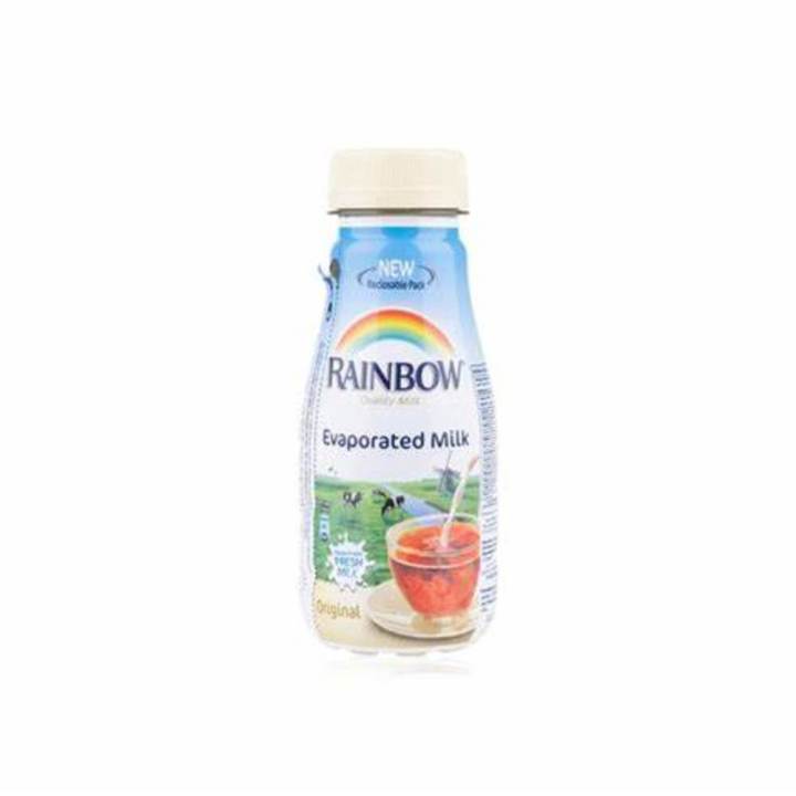 New Rainbow Quality Evaporated Milk Original 133ml | Daraz.lk