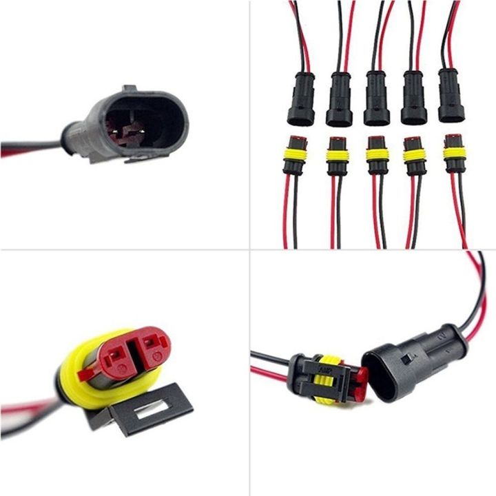 5Sets Useful Hot Sale New Arrival 2 Pin Way for Car Connector Plug Auto ...