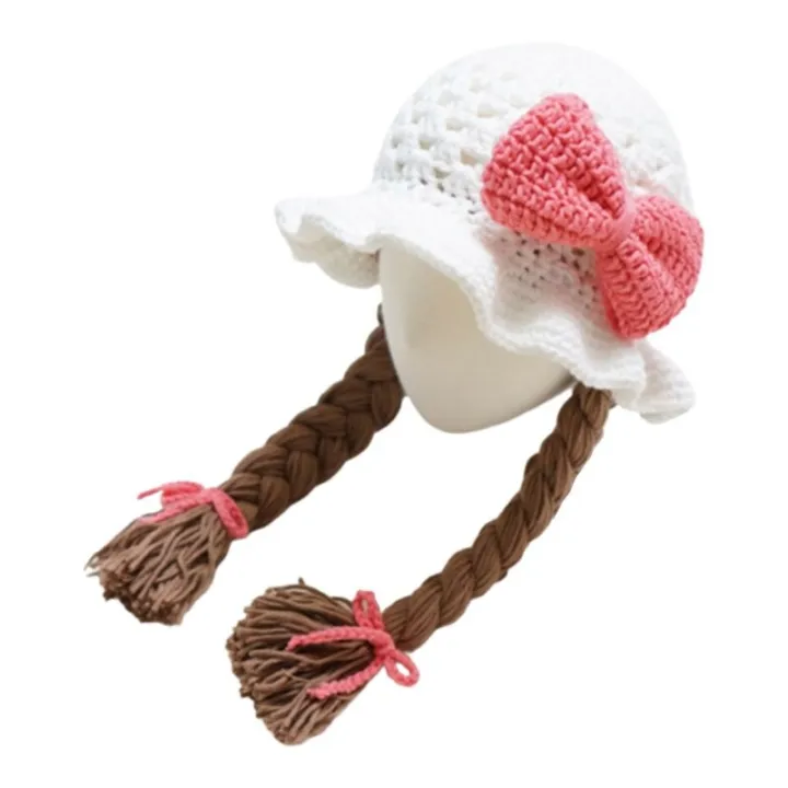 [Raya 2022] baby braids lace beanie hats/baby hat wigs/baby wig lace ...