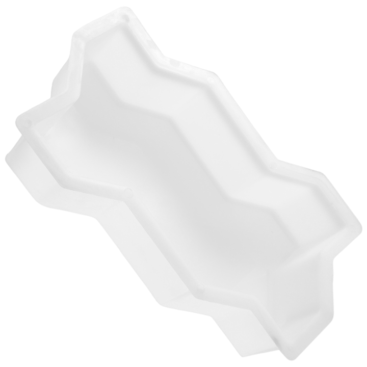 ARELENE Three Waveform Garden Path Plastic Concrete Paving Brick Mold ...