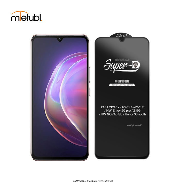 MTB Super D Tempered Glass Screen Protector for Vivo V21e 5G | Daraz.lk
