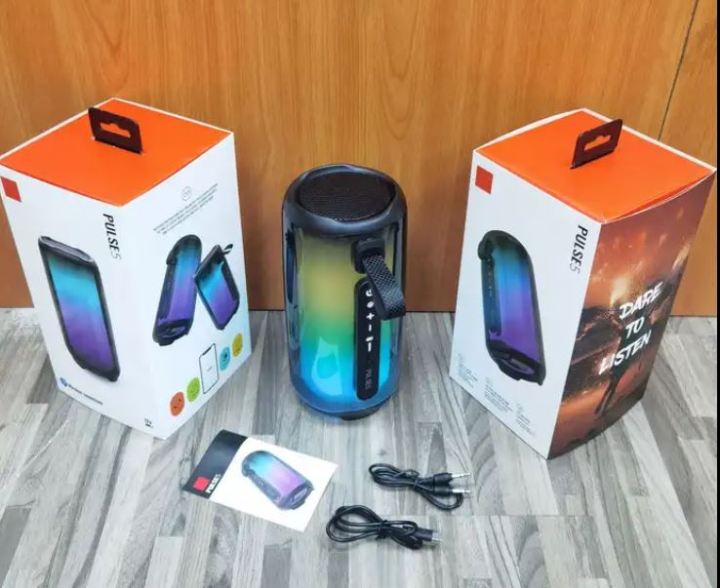 Pulse5 GRB wireless speaker pulse 5 LED flash light waterproof speaker pulse 5 booms box Outdoor ...