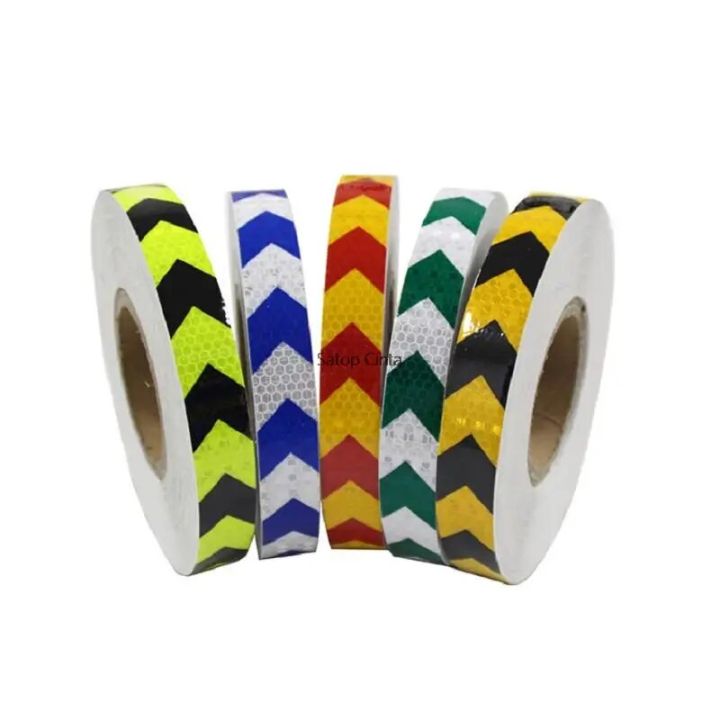 1x5M Reflective Sticker Motorcycle Stripe Bicycle Safety Warning ...