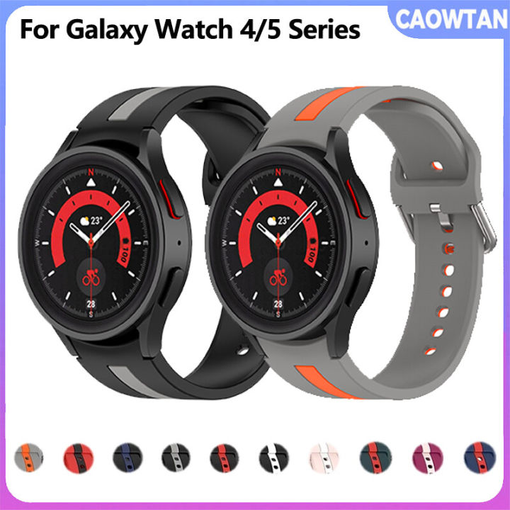 Strap For Samsung Galaxy Watch 4 40mm 44mm 5 pro smartwatch Silicone ...
