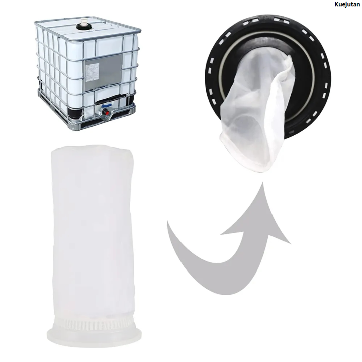 KuejutanOriginal Water Tank Filter Washable Nylon Lid Filter For IBC ...