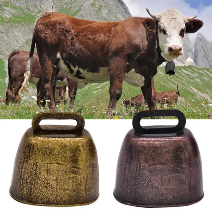 1pc Cow Horse Sheep Grazing Copper Bells Large Thickened Cattle Sheep ...
