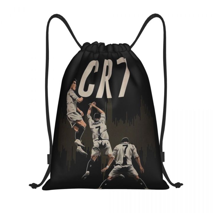 Cristiano Ronaldo Football CR7 Drawstring Backpack Sports Gym Sackpack ...