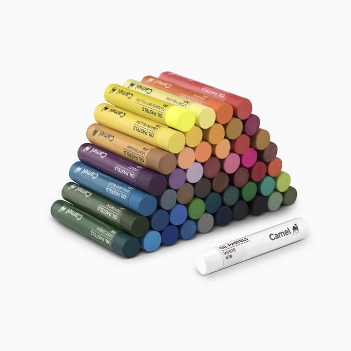 Camel Oil Pastels 12 Shades High Quality Pastels Rich and Smooth 12 ...