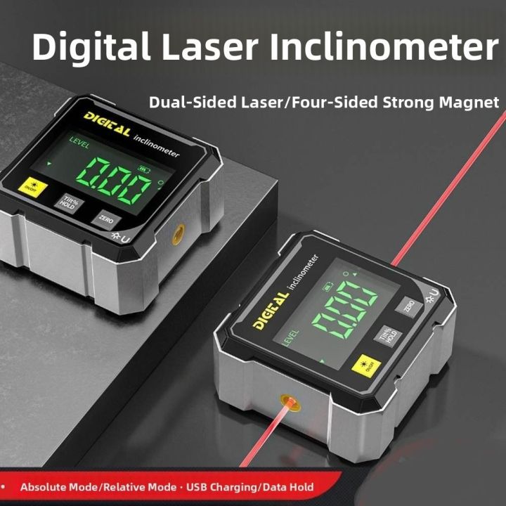 Goniometer Four Sided Display Angle Gauge Magnetic Suction Digital ...