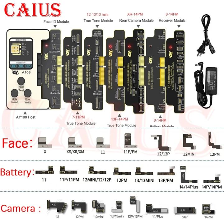 AY A108 Dot Matrix Cable Dot Projector Flex for IPhone X XR XS 11 12 13 ...