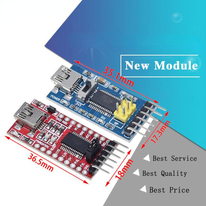 High Quality FT232RL FTDI USB 3.3V 5.5V to TTL Serial Adapter Module ...