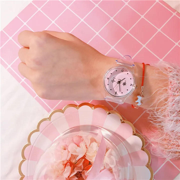 【Unique features】Fresh Color Girls Chinese Character Round Dial ...