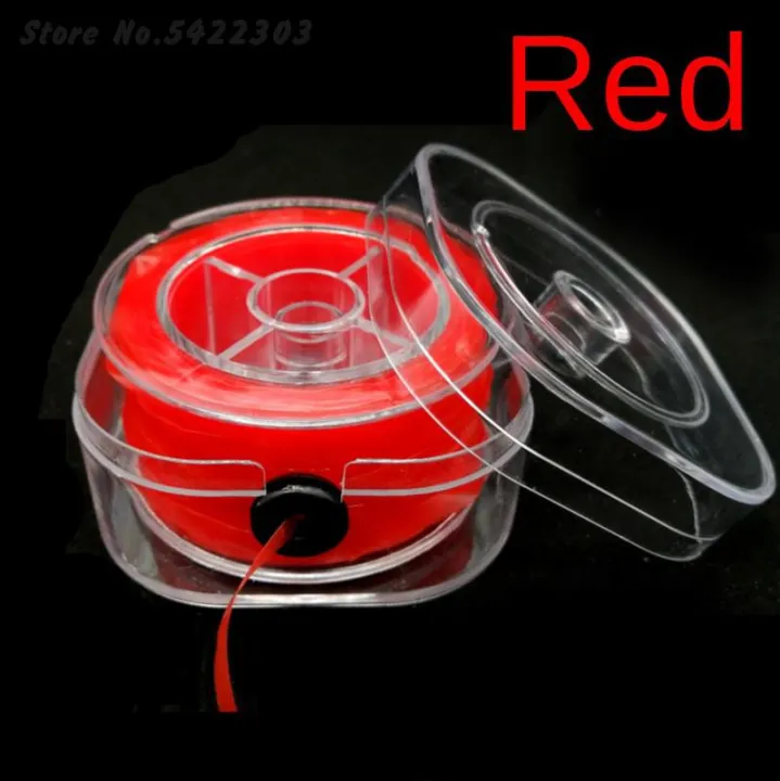 1 Roll 50m Elastic Rope Black Red Color Tied Fat Rubber Band Line ...